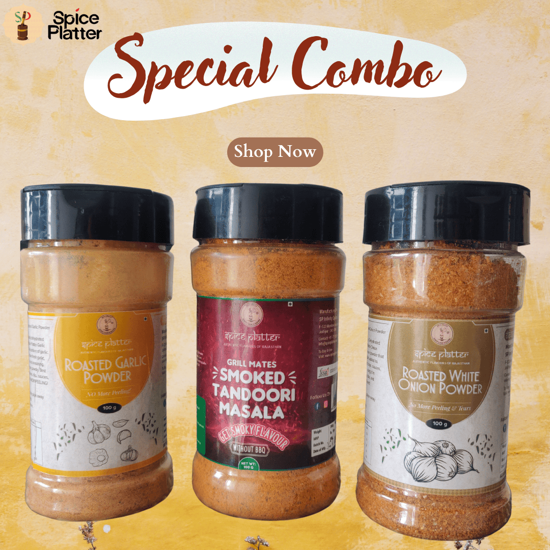 Smoked Tandoori - Roasted Garlic Powder - Roasted Onion Powder Combo