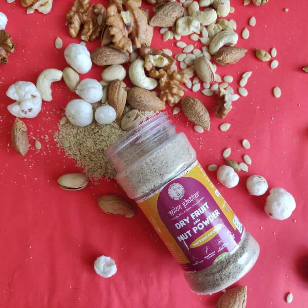 Dry Fruit & Nut Powder | Almond Pistachio - Cashew - Walnut - Fox Nut